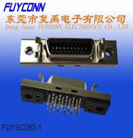 China Mini D Ribbon Connector MDR Straight PCB 36 Pin SCSI Female 1.27mm Pitch for sale