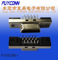 China Female Servo Connector 1.27mm Pitch Straight PCB 20pin SCSI Connector for sale