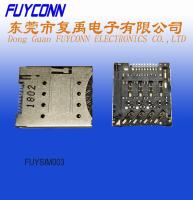 China Stainless Shell H1.28 10 Pin SIM Card Connector with 5000 Insertion Cycles and 260℃ Temperature Rating for sale