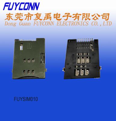 China SIM Card Connector 5.25mm Pitch 1000mΩ Insulation Resistance 10-Pin LCP Housing for sale