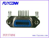 China 24 Pin Centronic PCB Right Angle Female Connector 2.16mm Pitch with Board Lock for sale