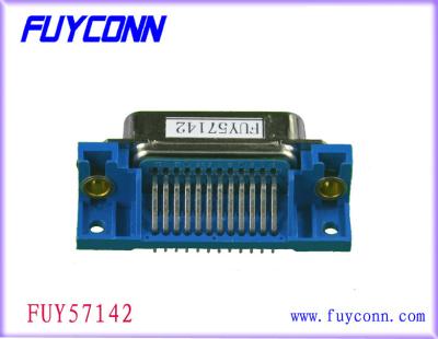 China Centronic 50 Pin Male PCB Right Angle Connector UL Certified 2.16mm Pitch for sale