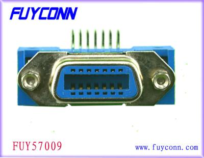 China Centronic 50-pin Right Angle PCB Female Connector with 2.16mm Pitch and 5A Current Rating for sale