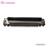 China Centronic PCB Right Angle Female 64 Pin Connector with 2.16mm Centerline and 5A Current Rating for Industrial Applications for sale