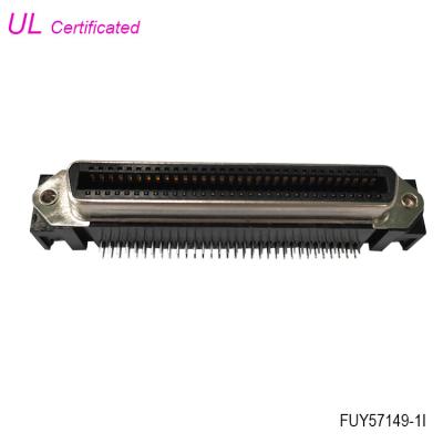 China Centronic PCB Right Angle Female 64 Pin Connector with 2.16mm Centerline and 5A Current Rating for Industrial Applications for sale