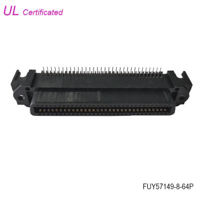 China Right Angle PCB 64 Pin Centronics Female Connector 32 Pairs 2.16mm Pitch for sale
