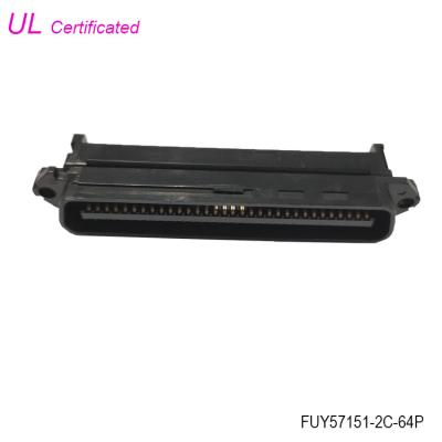 China TYCO 64 Pin RJ21 Male Centronic IDC Connector with 2.16mm Centerline and 5A Current Rating for sale