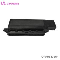 China Centronic 64 Pin Champ IDC Female Connector with L-Shape Housing, 2.16mm Centerline, 5A Current Rating for sale