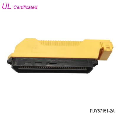 China Champ TYCO 25 Pair RJ21 Plug Centronic 64-Pin IDC Connector with 2.16mm Spacing and Side Cable Entry for sale