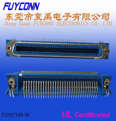 China Champ DDK Female 64 Pin Centronics Connector PCB Right Angle 2.16mm pitch for sale