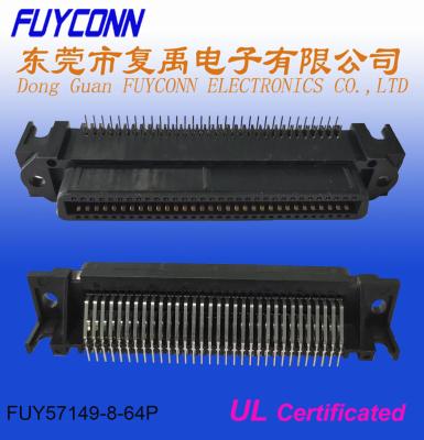 China PCB Right Angle 64 Pin Centronics Female Connector 2.16mm Pitch without Shell for sale