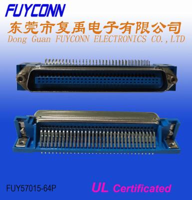 China 64 Pin Right Angle PCB Connector Male Centronic Champ Plug 2.16mm Pitch for sale