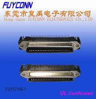 China 50pin Female PCB Right Angle Centronics RJ21 Connector for PCB Board for sale