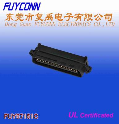 China TYCO RJ21 25 Pair Male Centronic Champ IDC Connector 50 Pin with Cable Clip UL for sale