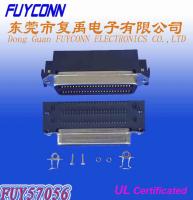 China 100 Pin Female Centronics Connector PCB DIP Type Right Angle Receptacle Header 2.16mm for sale