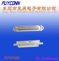 China 50 Pin Male Centronics Connector Solder Type 2.16mm Pitch Champ Plug for sale