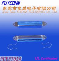 China DDK Centronics Connector Female 14 24 36 50 Pin Solder Type with Spring Latches for sale