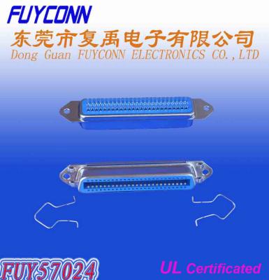 China DDK Centronics Connector Female 14 24 36 50 Pin Solder Type with Spring Latches for sale