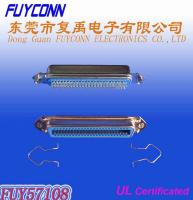 China DDK Centronic 50 Pin Female Solder Connector 0.085in Centerline UL Certified for sale