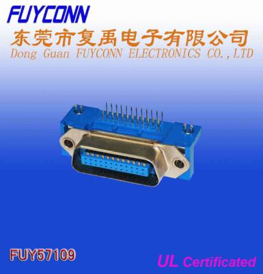 China DDK Centronic 14-50 Pin Right Angle PCB Connector Female 2.16mm Pitch for sale