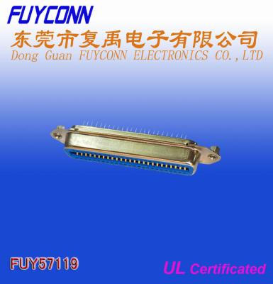 China 50 Pin Centronic Connector Female PCB Mounted Stragiht Connector Certified UL for sale