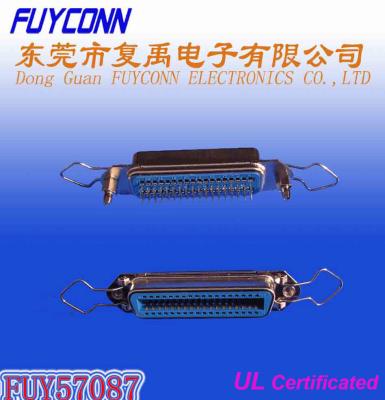 China Champ Straight Angle 36 Pin Centronic Female PCB Connector with spring latch for sale