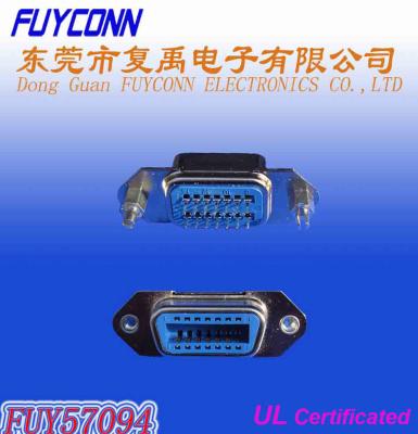 China 50 Pin Centronic Straight Angle Female PCB Mounted Connector Certified UL for sale