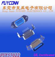 China 14 Way Male Centronic Connector 2.16mm Pitch PCB Mount Champ Plug Black Blue for sale