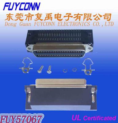China Centronics 100 Pin Right Angle PCB Mount Female Receptacle Connector 2.16mm Pitch for sale