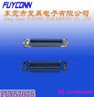 China Centronic 50 Pin PCB Right Angle Champ Female Receptacle Connector 2.16mm Pitch UL Certified for sale