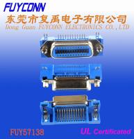 China 36 Pin Centronic PCB Right Angle Female Connector 2.16mm Pitch for Printer for sale