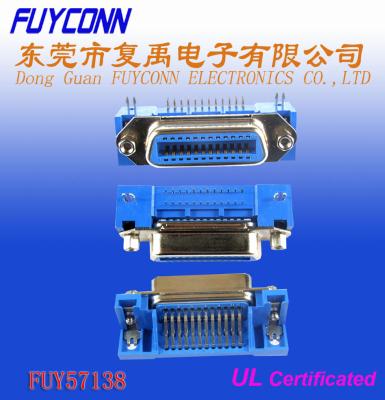 China 36 Pin Centronic PCB Right Angle Female Connector 2.16mm Pitch for Printer for sale