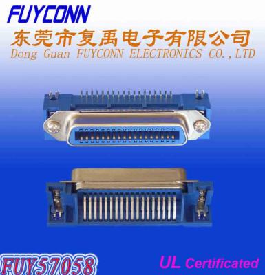 China 14 Pin DDK Centronic PCB Right Angle Female Ribbon Connector 2.16mm Pitch UL for sale