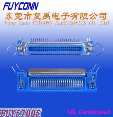China 14 Pin Centronic PCB R/A Female Connector with Bail Clips 2.16mm Pitch for sale