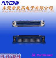 China Centronic PCB Right Angle 50 Pin Female Connector with Board Lock for sale