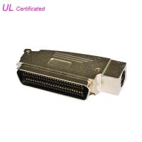 China Amphenol 957 100-Pin IDC Male Connector 2.16mm Pitch Zinc Cover Side Cable Entry for sale