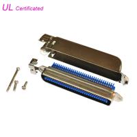 China Amphenol 64-Pin IDC Male Connector with 90° Metal Cover - 2.16mm Pitch, 5A Rating for Industrial Applications for sale