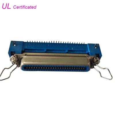 China 50 Pin Centronic Champ PCB Right Angle Female Connector with 2.16mm Centerline and 5A Current Rating for sale