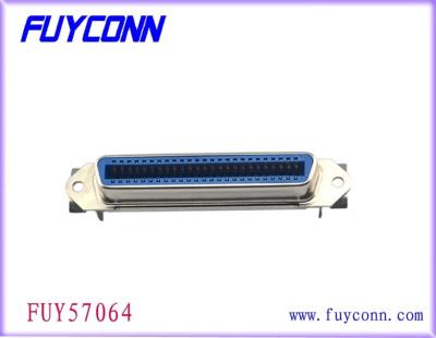 China 50 Pin Centronic Solder Female Connector Receptacle 2.16mm Pitch with Metal Plate for sale