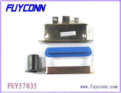 China 36 Pin Centronic Male Solder Connector with Metal Cover 2.16mm Pitch Easy Type for sale