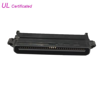 China RJ21 64 Pin IDC Male Centronic Champ Connector - 2.16mm Centerline, 180° Cable Entry, 5A Rating for sale