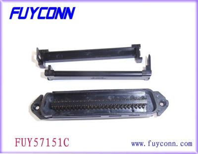 China TE AMP 50 Pin RJ21 Centronic Champ Connector 2.16mm Pitch with Cable Clip for sale