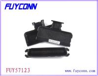China 50 Pin Male Centronic RJ21 Cable Champ Connector With Plastic Cover for sale