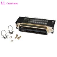 China Amphenol 957 100 Pin Centronic Female Connector PCB Right Angle 2.16mm Pitch for sale