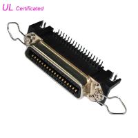 China 36-Pin Centronic PCB Right Angle Female Connector with 2.16mm Centerline and 5A Current Rating for sale