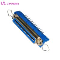 China 36 Pin Centronic Female Right Angle PCB Connector with Spring Latches 2.16mm for sale