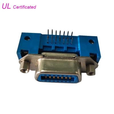 China Centronic 50 Pin Right Angle PCB Female Champ Connector with Screw Thread 2.16mm for sale