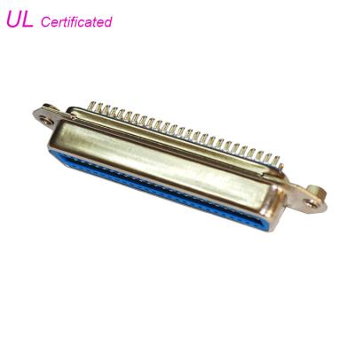 China 2.16mm Centerline 50Pin Centronics Female Connector DDK Receptacle 5A for sale