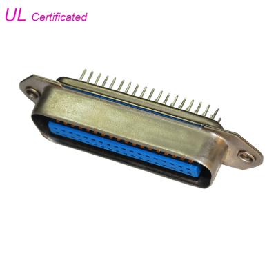 China 36 Pin Male Champ Straight PCB Connector with 2.16mm Centerline and 5A Current Rating for Panel Mount Applications for sale