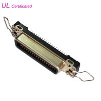 China 36 Pin 180 Degree Straight PCB Mounting Centronic Female Connector 2.16mm Pitch for Printer for sale